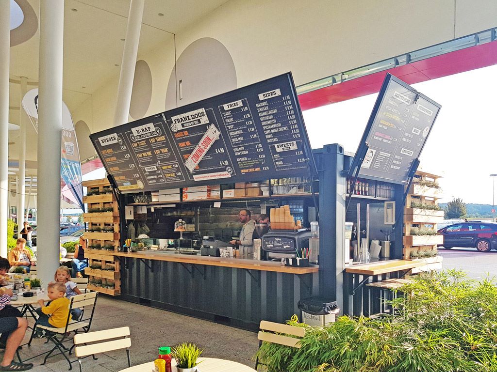 Shipping Container Food Stand Shipping Container Restaurant | Design